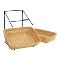2 Tier Plastic Wicker Baskets Countertop Display - 16 W x 15 D x 18 H ...