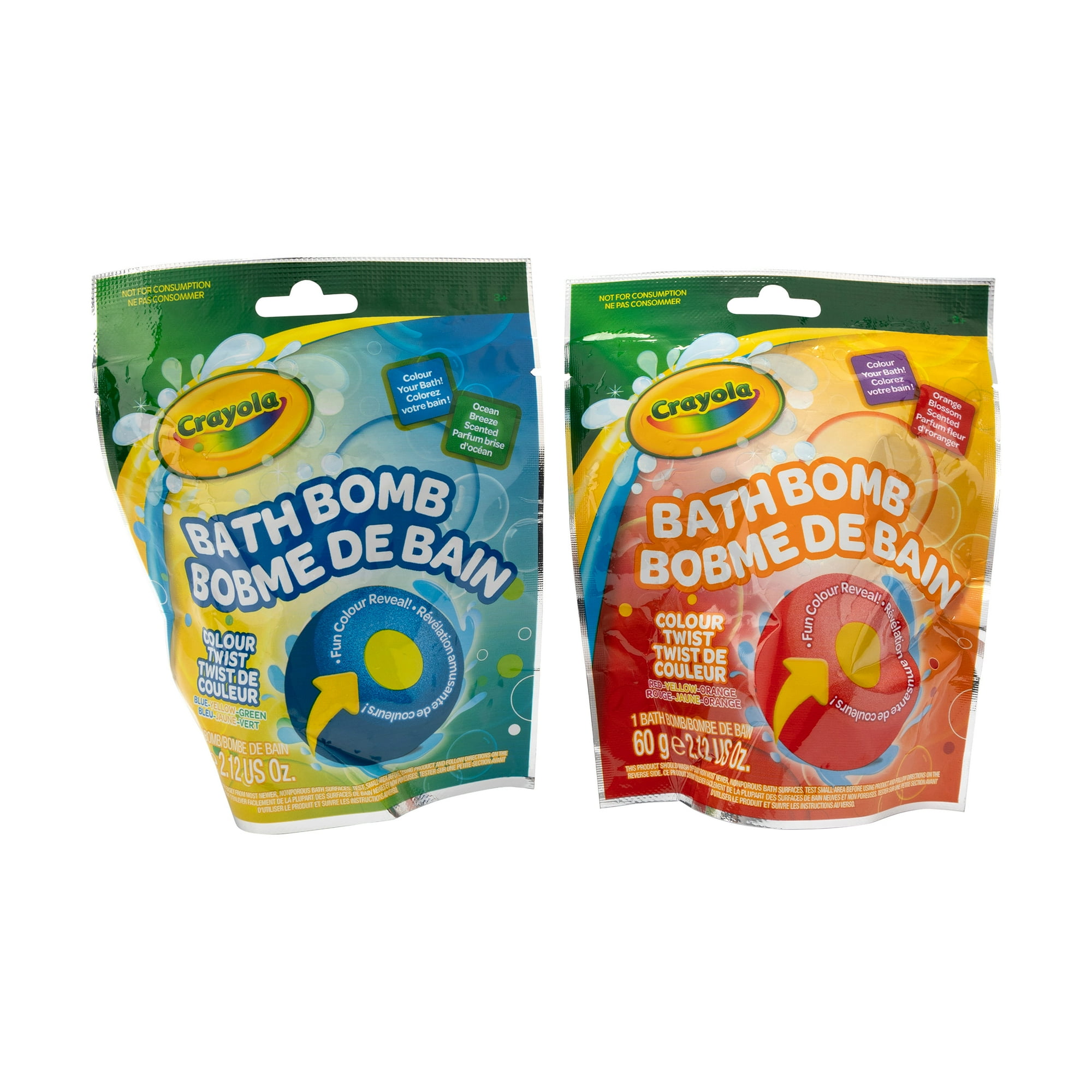 Click here for Crayola 2 Pack Colour-Twist Bath Bomb 0.12 prices