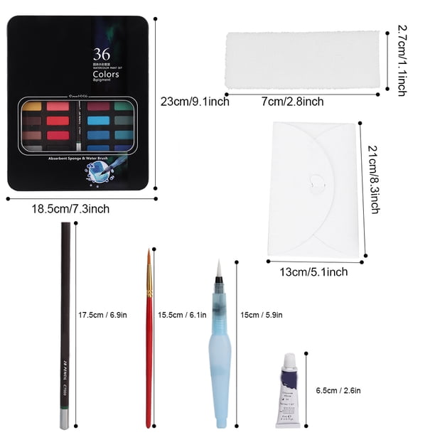 Watercolor Painting Kit, Watercolor Pen Set, For Beginners Artists ...