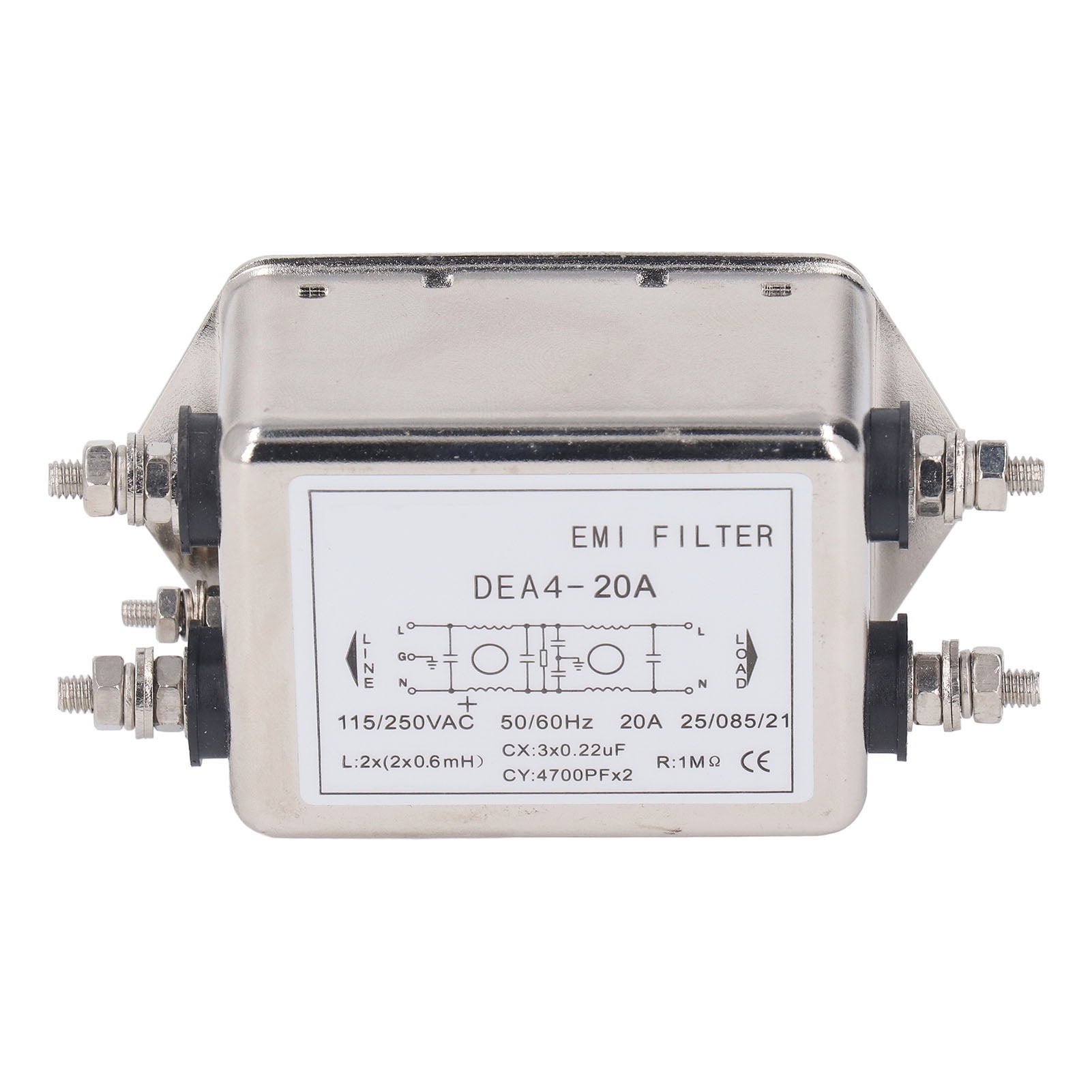 Filtro EMI, Supresor De Ruido EMI Buen Filtrado Monofásico CA 115 V 250 ...