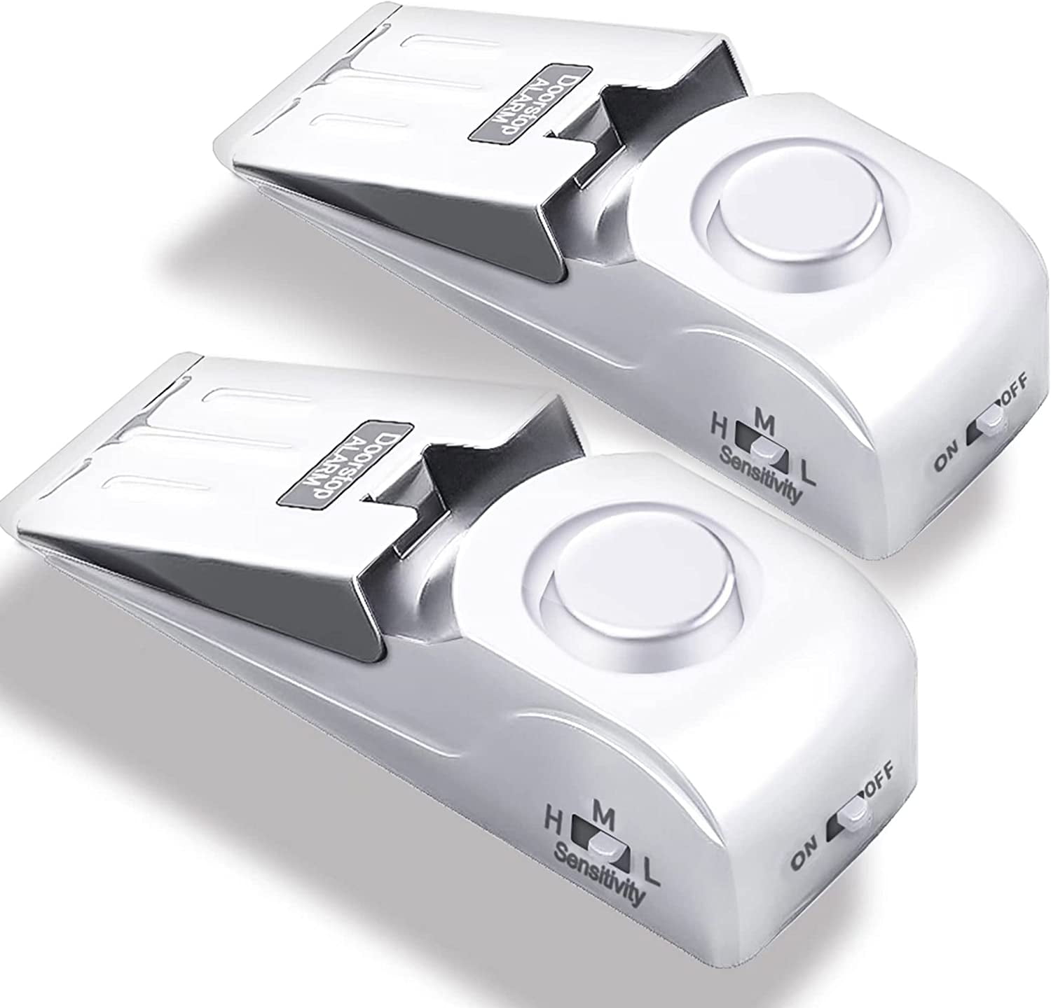 2 Pack Hanonwoven Door Stop Alarm, Door Alarm with 120dB Security Siren ...