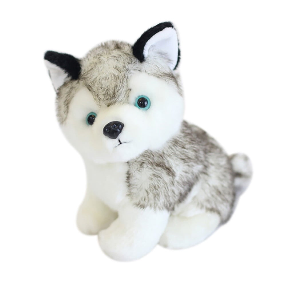 QISIWOLE Plush Realistic Dog Toy Handmade Realistic Figure Toy Dog ...