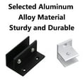 BE-TOOL Aluminum Alloy Glass Panel Bracket Clamp Glass Clips Glass ...