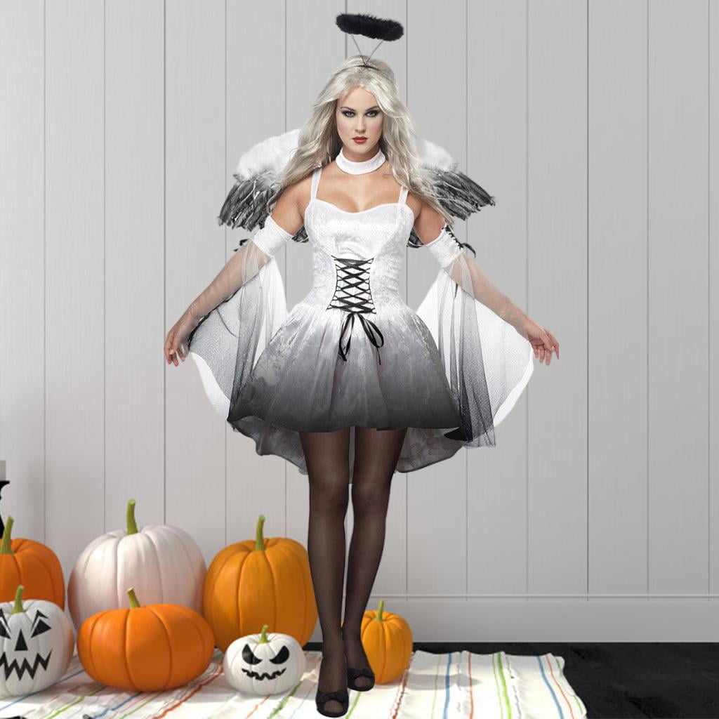 Disfraz de ángel caído perfecl Halloween mujer talla única | Walmart en ...