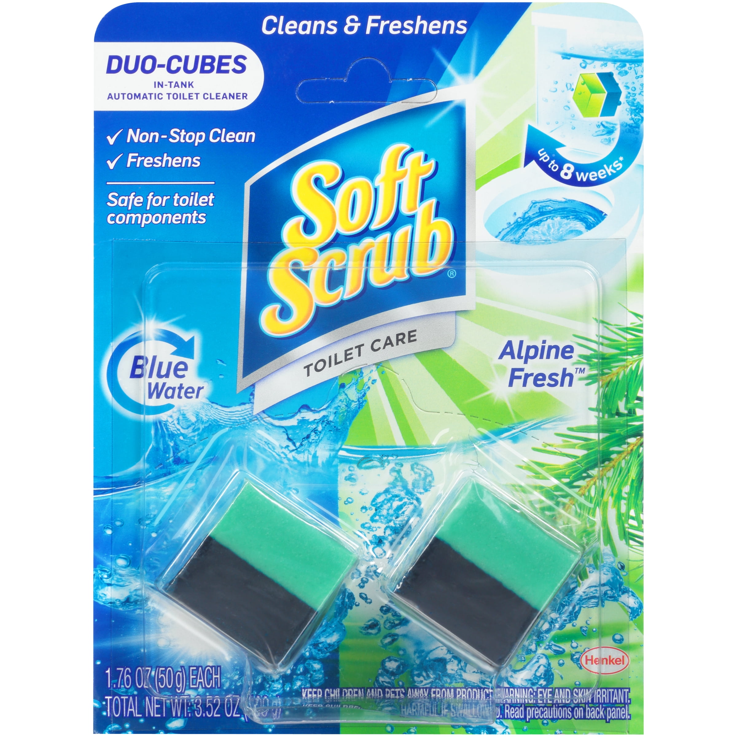 Soft Scrub In-Tank Toilet Cleaner, Alpine Fresh, 2 ct - Walmart.com ...