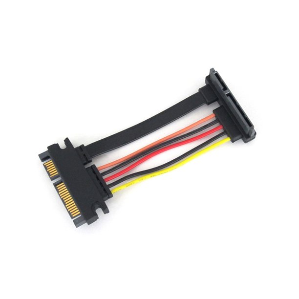 SATA III 22 Pin Right Angle Extension Cable 60 MM - Walmart.com ...