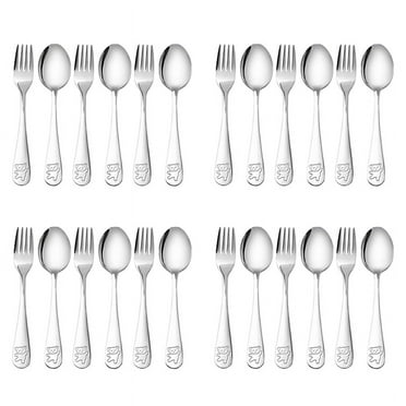 Disney Exclusive Mickey Mouse Character 24-Piece Silverware Cutlery Set ...