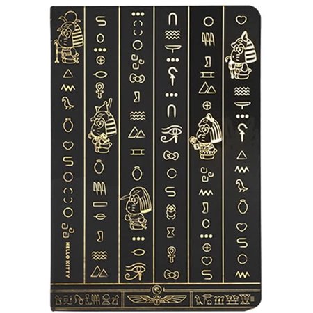 Fine Gift 5 Notebook Pen Bag Set, ncient Egypt Notebooks Cute Cartoon ...