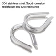 100pcs 1/8 Inch Aluminum Crimping Loop Sleeves with 16pcs 1/8 Inch M3 ...