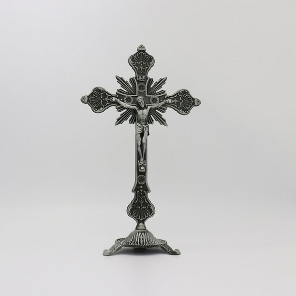 Religious Gifts Jesus Christ on Cross Statue Tabletop Crucifix - Walmart.ca