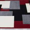 Allstar Rugs Allstar Woven Abstract Block and Square Design Rug ...