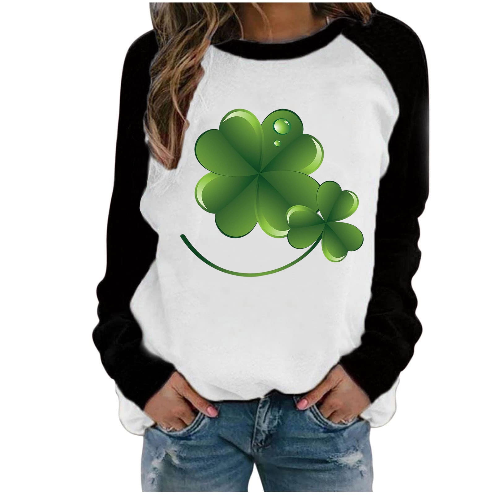 Click here for Faiwad Womens St Patricks Day Tunic Tops Long Slee... prices