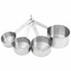 Chef' s Secret® 4pc T304 Stainless Steel Measuring Cup Set - Walmart.com
