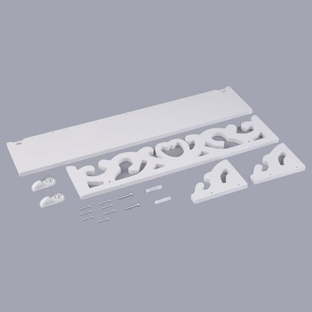 PVC Board White Carve Display Wall Shelf Rack Storage Ledge Home ...