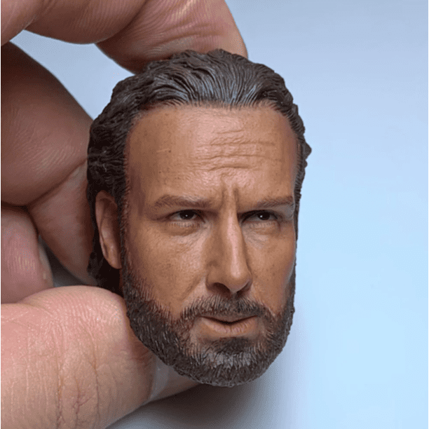 American Zombie Movie Sheriff Head Sculpture1/6 Scale,For 12 Inch ...