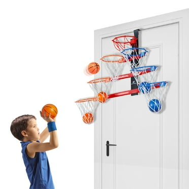 iMounTEK Mini Basketball Hoop System Set Over the Door with Backboard ...