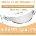 2 piece handle pot strainer stainless steel pasta strainer, suitable ...