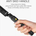 Airium Wireless Selfie Stick With Shutter Control - Black - Walmart.com