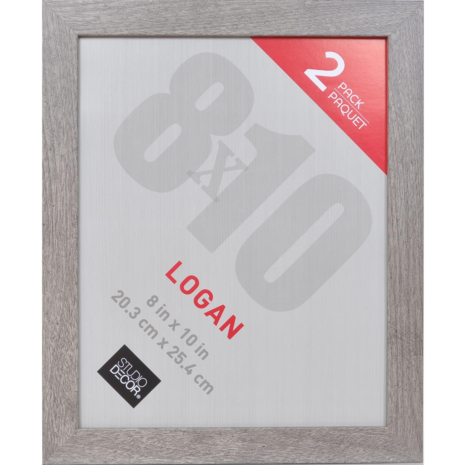 12 Packs: 2 ct. (24 total) Wood 8" x 10" Tabletop Frames, Logan by ...