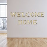 Uxcell 3D Acrylic Alphabet Mirror Wall Stickers Letter N Self Adhesive ...