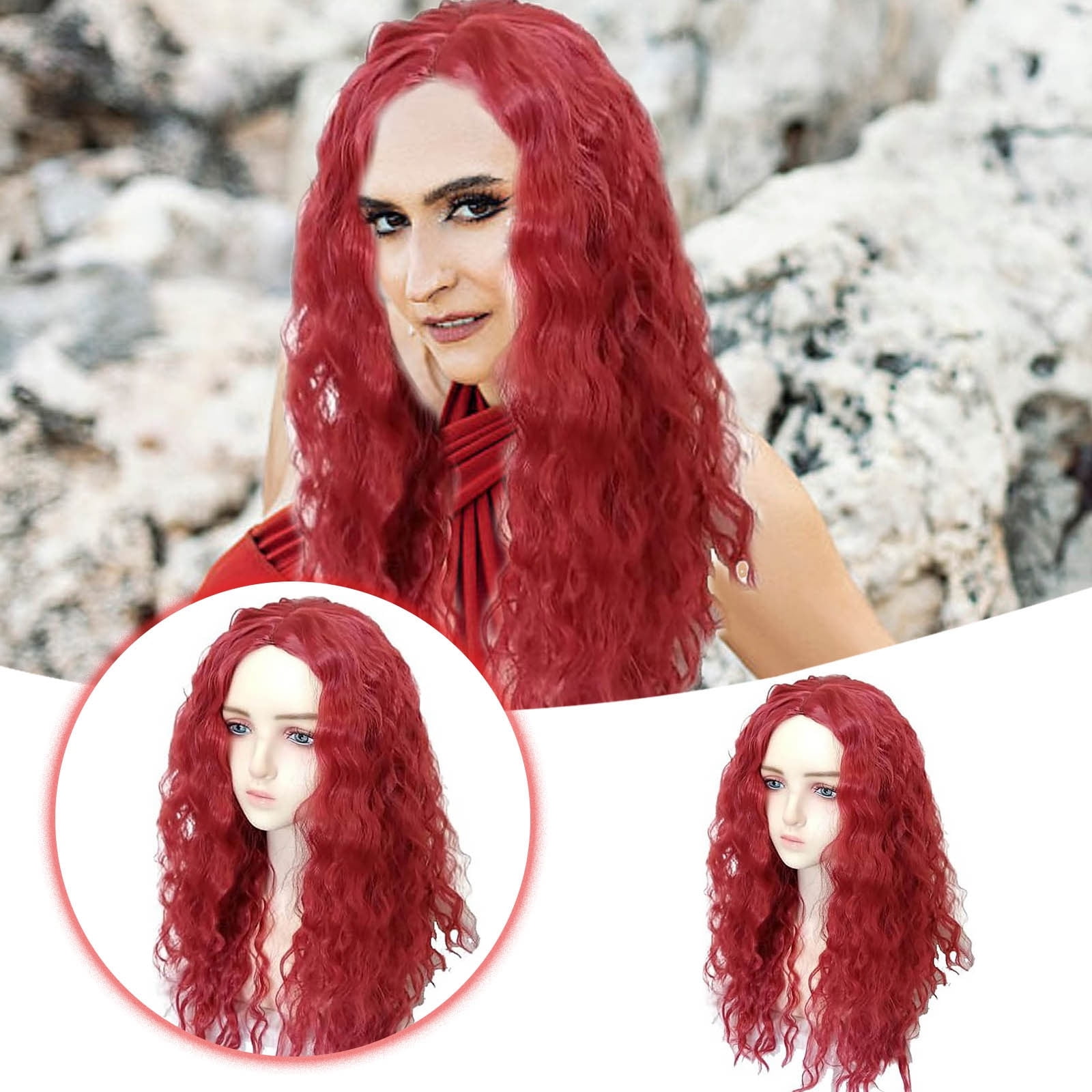 Stand Out With A Red Wig Transform Your Look With This Stunning Red ...