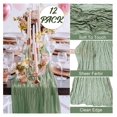 12 Pack Cheesecloth Table Runners Rustic Gauze Tablecloth 27.5 x 160 ...