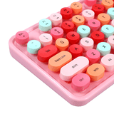 Mofii Sweet Keyboard Mouse Combo Mixed Color 2.4G Wireless Keyboard ...