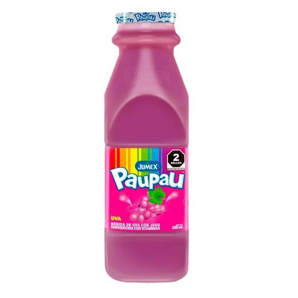 Pack de 24 Bebida Pau Pau Uva de 250ml Pau Pau Uva 250ml | Bodega Aurrera en línea