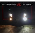 Alla Lighting CREE 50W LED Fog Light Bulbs, 880 899, 6000K Xenon White ...
