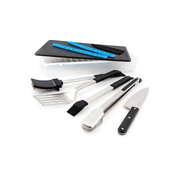 Chefmaster 4pc Stainless Steel Barbeque Tool Set - Walmart.com