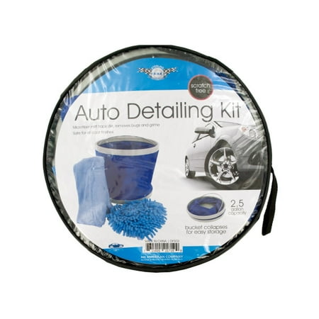Car Wash Kit with Collapsible Bucket - Walmart.com