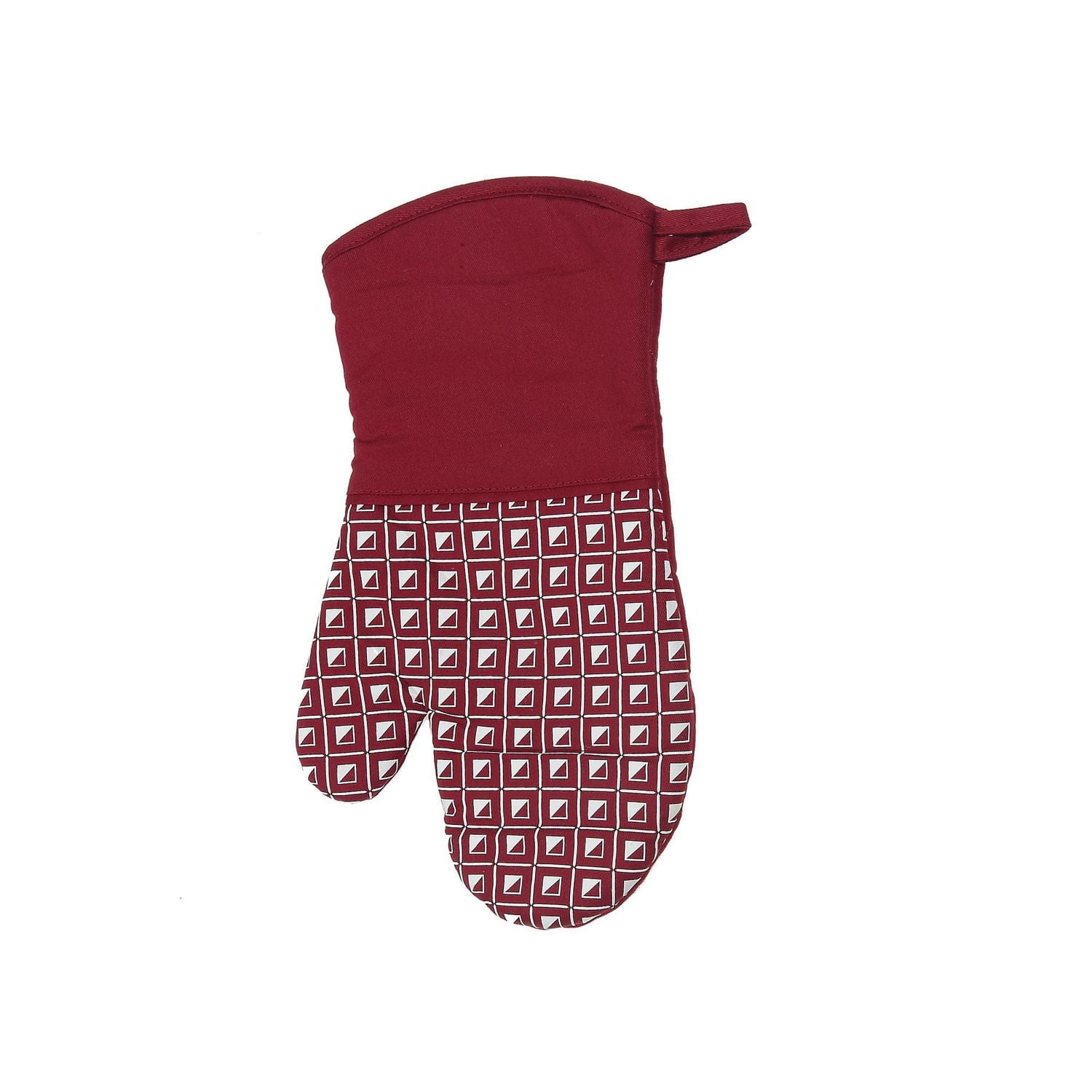 Click here for Ih Casadécor Silicon Print Oven Mitt (Geo) (Red) -... prices