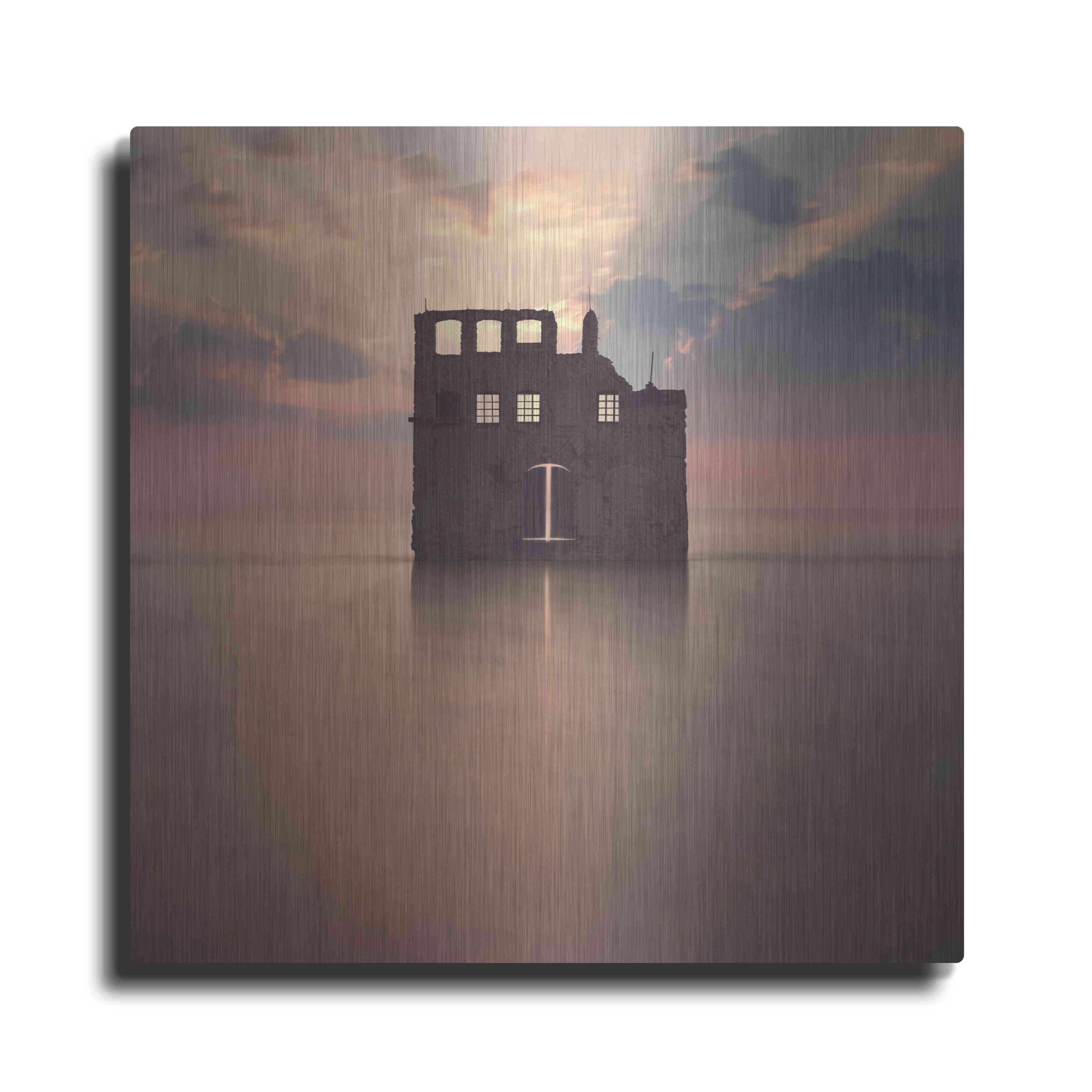 Luxe Metal Art 'Watercastle' by Dariusz Klimczak, Metal Wall Art, 12 ...