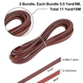 1Set Flat Leather Jewelry Cord Jewelry DIY Making Material Coconut ...