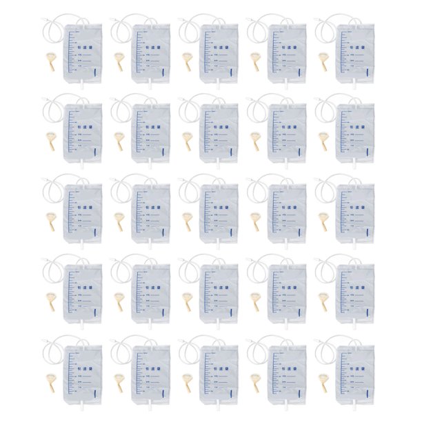 Urinary Drainage Bag, 25pcs Disposable Urinary Drainage Bag Individual ...