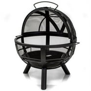 Endless Summer Black Wood Burning Outdoor Firehouse - Walmart.com