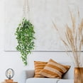 Coolmade 4-Pack Faux Hanging Plants for Indoor Decor, Ideal for Home ...