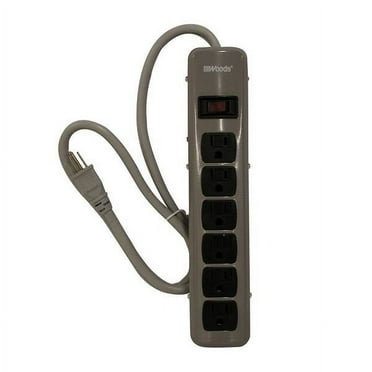 Wiremold PM36C 40" Ivory Plugmold On Wall 6 Outlet Power Strip ...