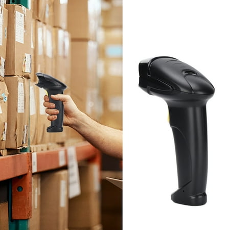 Barcode Scanner, USB Barcode Scanner High Accuracy Ergonomic Handheld ...