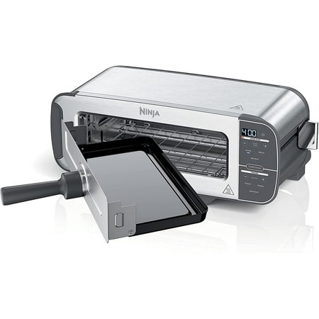 ST101 Foodi 2-in-1 Flip Toaster, 2-Slice Capacity, Compact Toaster Oven ...