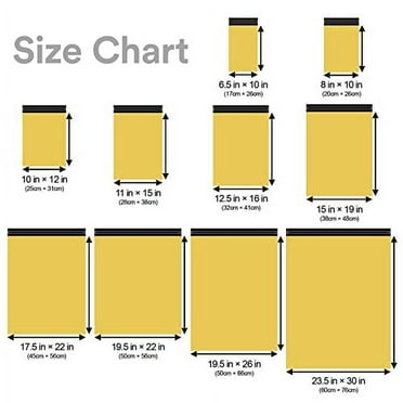 100Pcs Large Poly Mailers, 14.5 x 19 inch Pink Waterproof and Tear ...
