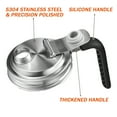 2 Pcs Stainless Steel Wide Mouth Mason Jar Lids with Pour Spout, Leak ...