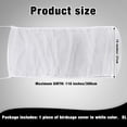 MISSMILE Large Bird Cage Seed Catcher, Bird Cage Cover Net Skirt Guard ...