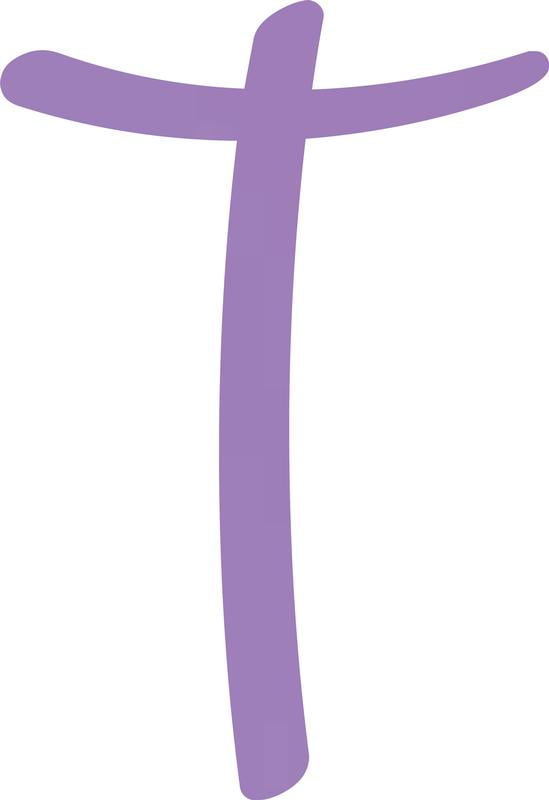 Decorative Acrylic Letter, Custom Blank T Script, 10'' Tall Lavender ...