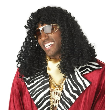 Rick James Wig Super Freak Black Curly Dave Chappelle Show Costume 70's ...