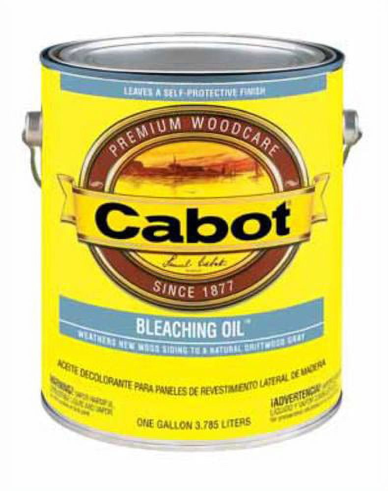 Cabot Cabot 01-6241 Exterior Bleaching Oil, 1 Gallon, Driftwood Gray ...