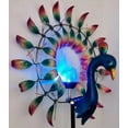 Peacock Kinetic Metal Wind Spinners, 360° Rotation, Sealed Bearings ...