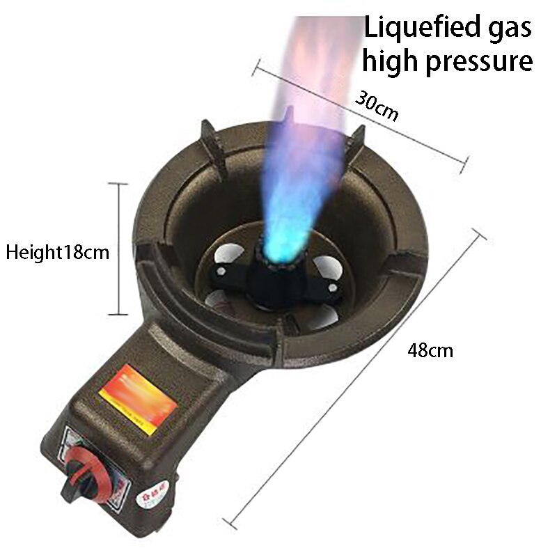 Outdoor Portable gas stove Commercial fierce fire hotel kitchen medium ...