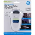 GE 3-in-1 Rechargeable LED Power Failure Night Light, Plug-in, Auto, on ...