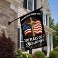 250 Years Of Blessings Garden Flag, One Nation Under God Patriotic Flag ...